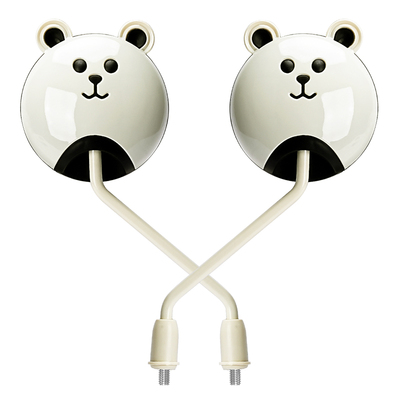 电动车后视镜适用爱玛雅迪电瓶车自行车反光镜可爱高清倒车镜通用