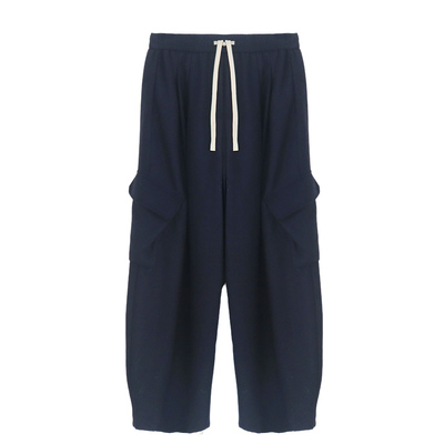 LONSLAN 25AW 12.8  00:00NEW 绑带毛呢口袋工装休闲裤