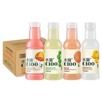 农夫山泉水溶C100西柚味445ml*15