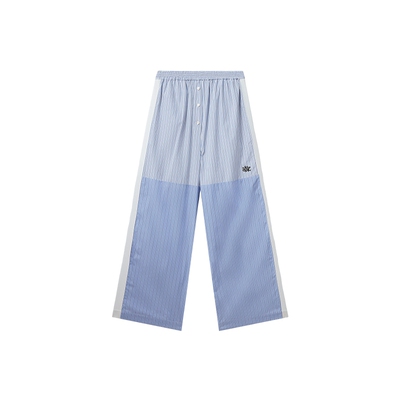 StellaMcCartney条纹男友风长裤