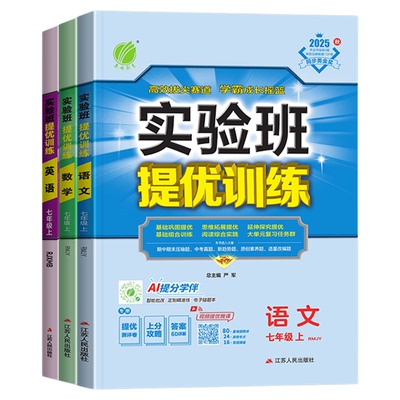 2026版初中实验班提优训练七八九