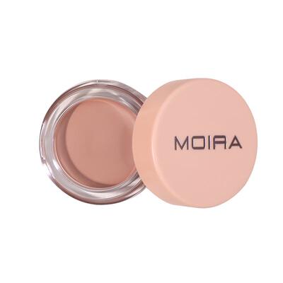 Moira 2合1单色眼影膏眼部打底膏轻薄持久防水哑光多用眼线