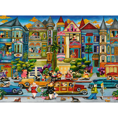 ravensburger街道益智玩具拼图