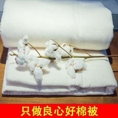 2023新疆长绒棉被棉絮纯棉花被被芯冬被加厚保暖棉花被子手工棉被