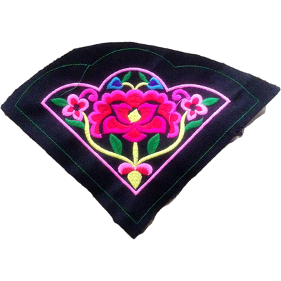 diy花朵服饰包包边角料小刺绣