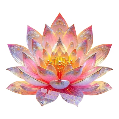 唯美禅意净心佛莲创意贴画金莲花佛堂贴纸贴墙冰箱马桶贴防潮遮丑