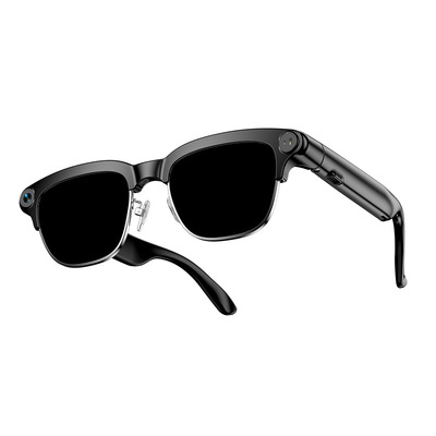 Smart Glasses Assistant 8MP Photo Video AI translator