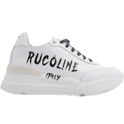 RUCOLINE字母印花厚底增高跑鞋
