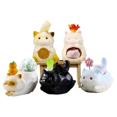 猫猫能量盲盒扩香石摆件