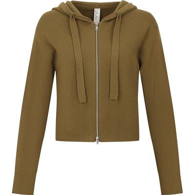 本来BENLAI女士发热保暖针织连帽衫阔腿裤套装穿搭BNA94004