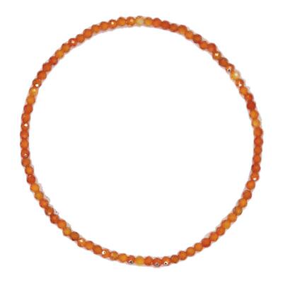 橘色晚霞女奥地利水晶轻奢手链