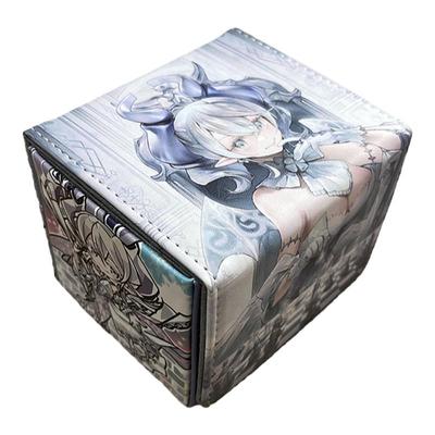 游戏王卡盒PU皮影之诗卡牌珠泪白银城桌游卡片收纳盒OPPTCG万智牌