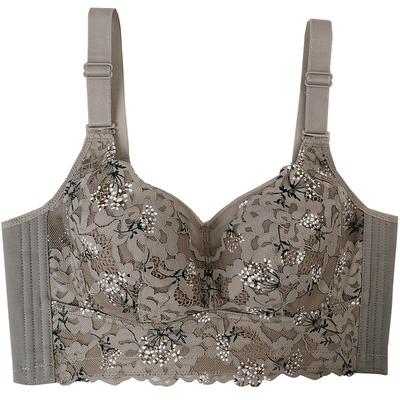 调整型内衣女夏季大胸显小文胸罩