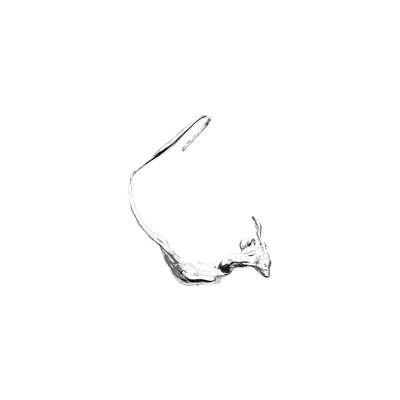 moiiom原创设计925全手工耳钉