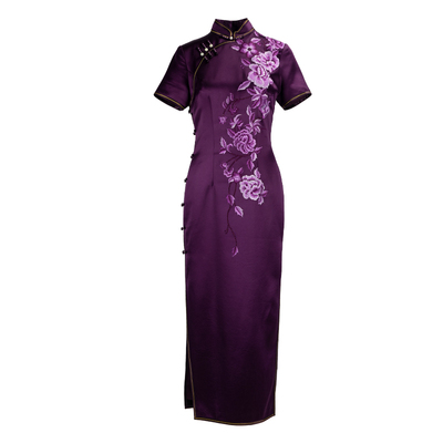 盖世红颜手工旗袍优雅年会