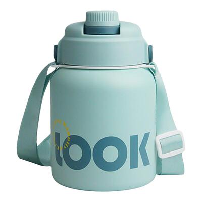 简约大容量316不锈钢大肚保温杯