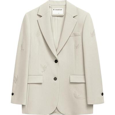 【新中式】播刺绣西装外套女商场同款春洋气可露丽西服BDR1XD0006