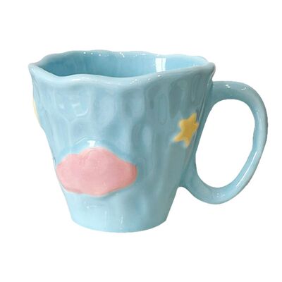 少女心ins风云朵马克杯