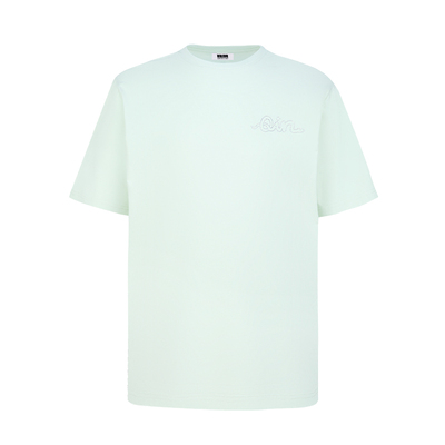 夏季新款蛇年烫钻logo短袖T恤