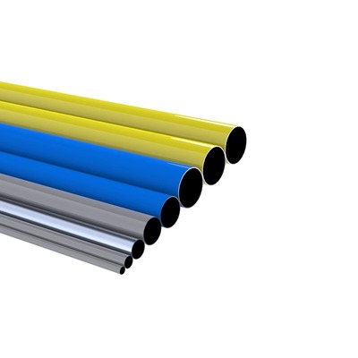 空压机管铝合金管道蓝色