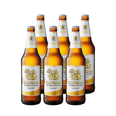 泰国啤酒SINGHA啤酒630ml*6瓶