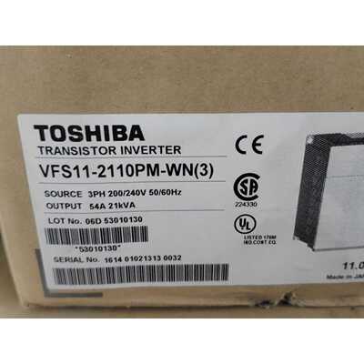 议价TOSHIBA变频器VFS112110PMWN3适用