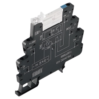 魏德米勒超薄继电器 TRS24VDC1CO 1122770000一常开一常闭24V正品