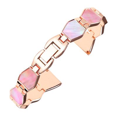 适配天梭1853心媛手表带钢带女