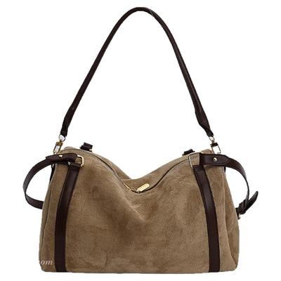 今年流行磨砂复古托特包