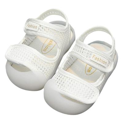 夏季镂空婴儿学步鞋双魔术贴凉鞋