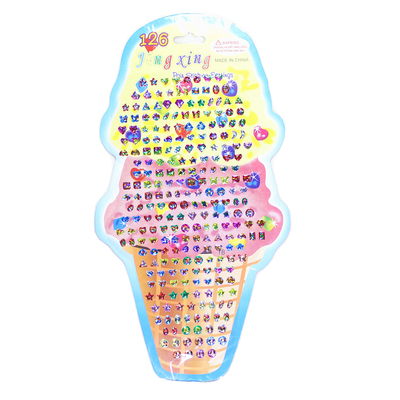 水晶美人痣表扬贴耳贴滴塑额头贴