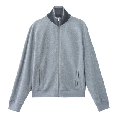 精梳棉秋冬立领极简主义夹克外套