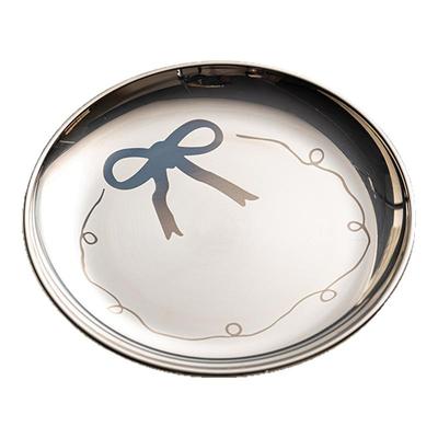 onlycook圆盘304不锈钢盘子