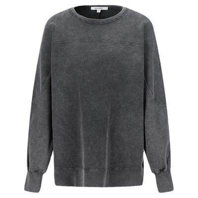 卫衣moussy做旧极简风宽松