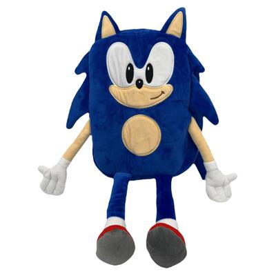 超音鼠sonic索尼克毛绒玩具背包