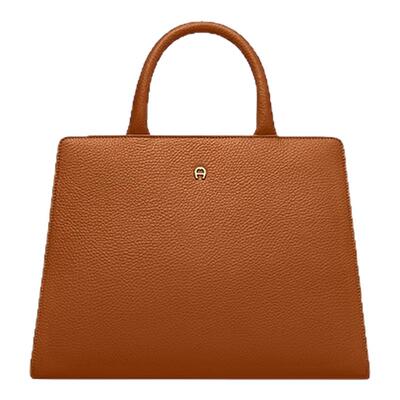 【节日礼物】Aigner  CYBILL中号女士牛皮革手提包斜挎包通勤公文