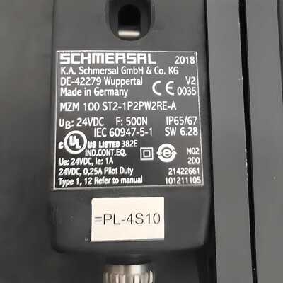 议价施迈赛电磁锁安全开关安全门锁MZM 100 ST2-1P2PWRE-A全新正