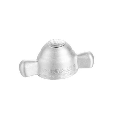 九乐足银999所愿皆所得状元帽实心元宝投资理财福字银锭投资银礼