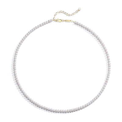 佰色传情淡水珍珠S925银项链