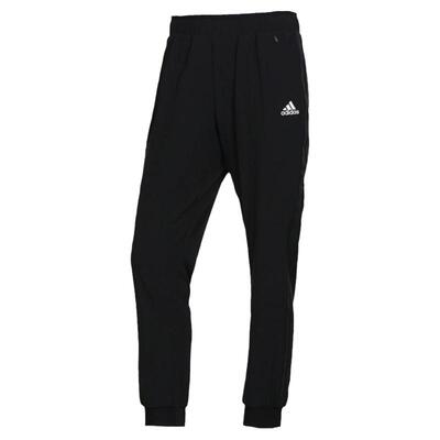 Adidas阿迪达斯长裤女秋季新款梭织运动裤速干束脚裤子DY8698