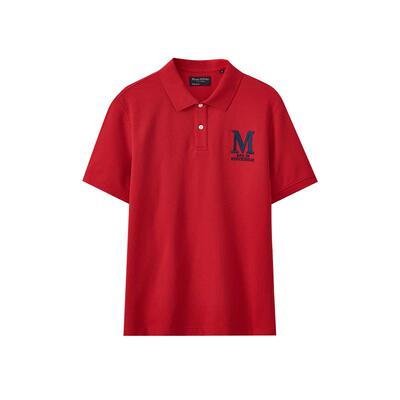 【自营】Marc O'Polo【商场同款】字母绣花透气通勤短袖Polo衫男