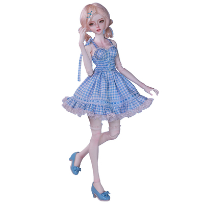 树脂蕾丝进口官方正版格子人偶