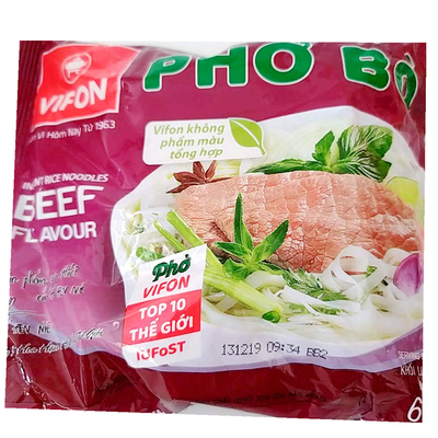 越南 vifon牛肉味河粉 鸡肉味 海鲜味 方便面30X65g包装 整箱包邮
