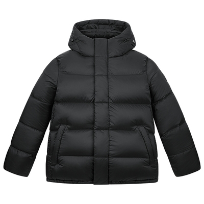 【商场同款】太平鸟男装鹅绒羽绒服新款连帽宽松面包服B1ACF4401