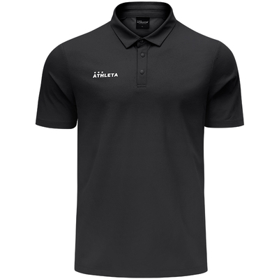 ATHLETA速干POLO夏季速干足球教练服健身运动翻领短袖T恤商务