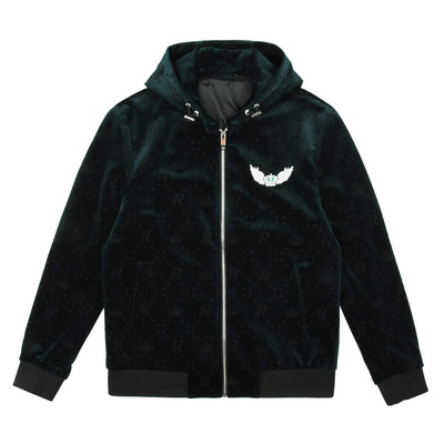 【丝绒面料】Raidy Boer/雷迪波尔男秋冬皇冠贴布绣夹克外套 3045