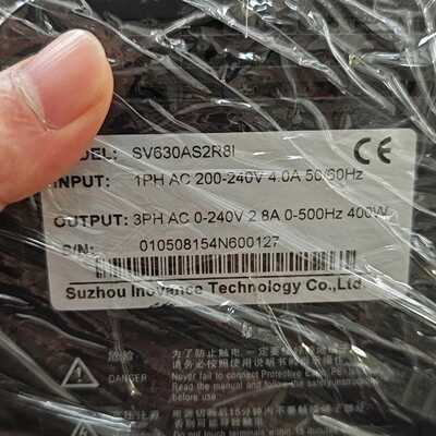 议价汇川INOVANCE伺服驱动器 SV630AS2R8I