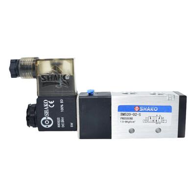【正品授权】台湾SHAKO新恭电磁阀BM520BM520-02-S气动控制阀线圈