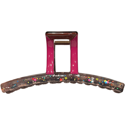 高级感气质彩色星星撞色盘发抓夹