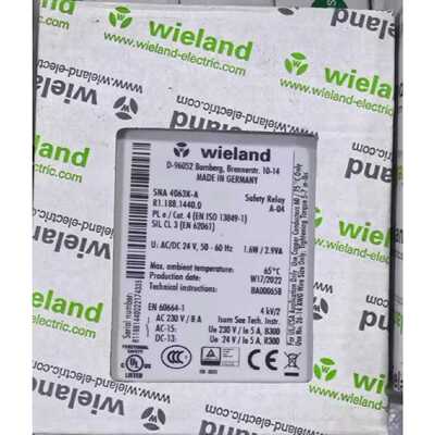 询价-德国wieland威朗安全继电器SNA4063KAR1.可维修